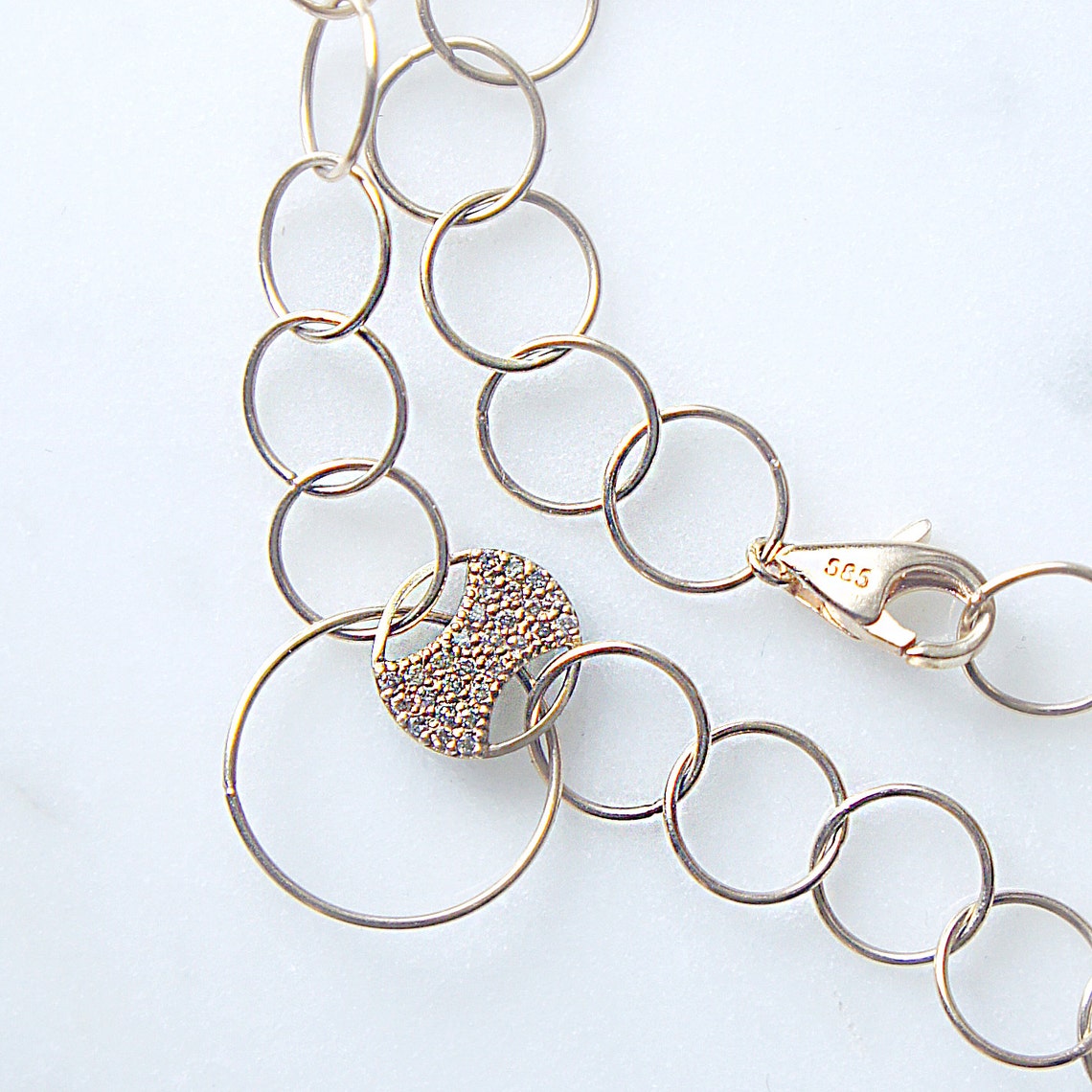 Long Diamond Necklace Diamond Necklace Diamond Necklace - Etsy