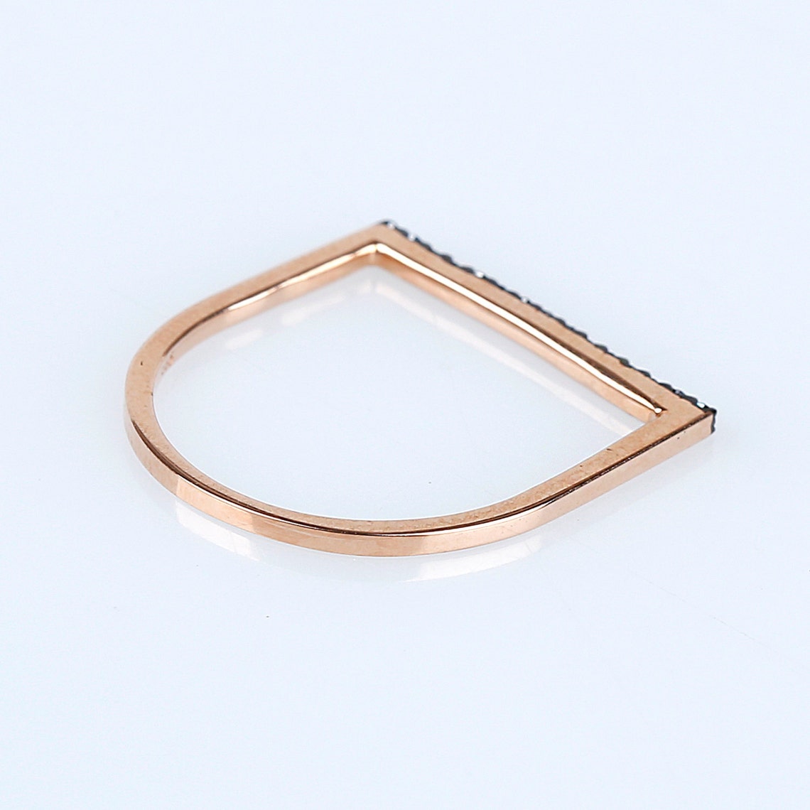 Blue Diamond Wedding Band Diamond Band Blue Diamond Band - Etsy