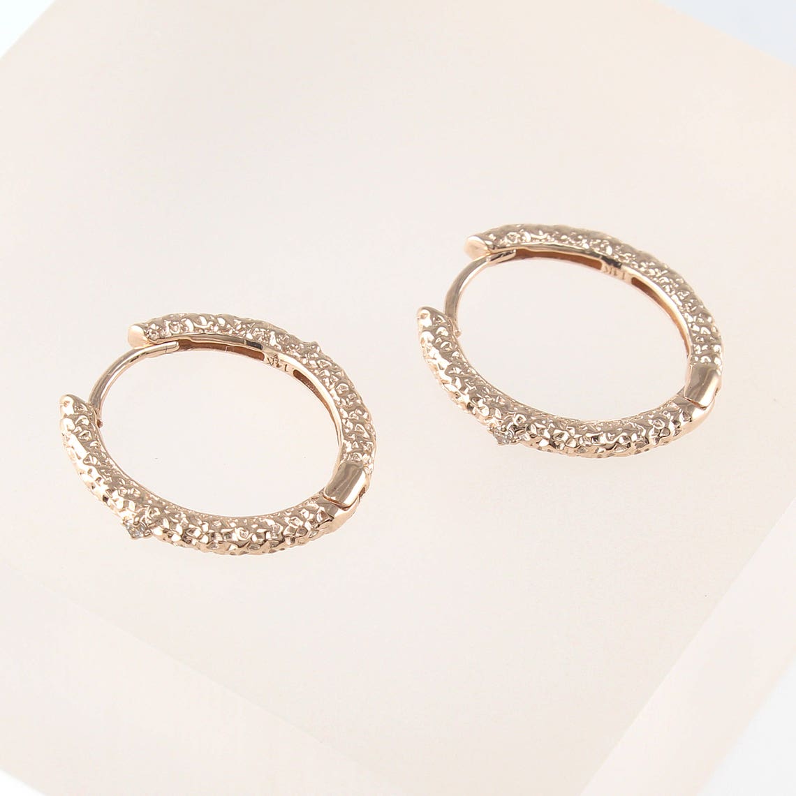 Huggie Hoops Diamond Gold Diamond Huggies Diamond Huggies | Etsy