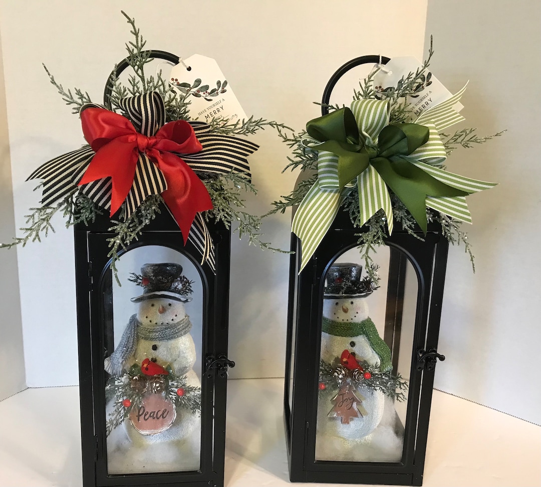 Snowman Christmas Decor, Snowman Collector, Snowman Mantle Decor, Gift ...