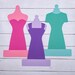 Dress Form Ribbon Cards Digital Cut File SVG, PNG, Studio3 - Etsy
