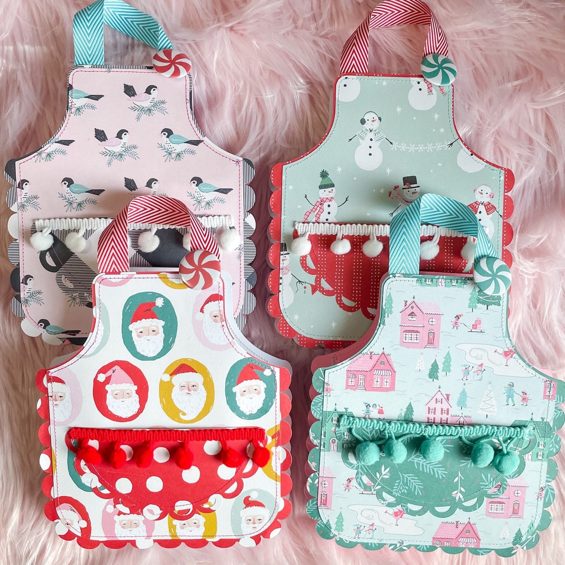 Apron Gift Bag/box Digital Cut File SVG, PNG, Studio3 - Etsy