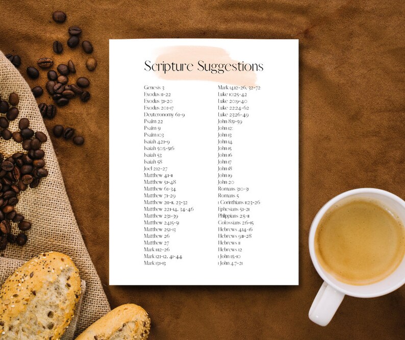 Lent Bible Reading, Lenten Planner, Lent Journal, Printable Lenten ...