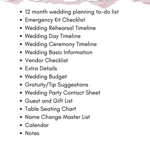 12 Month, Wedding Planner, Paperie, Wedding Printable, Wedding Planning ...