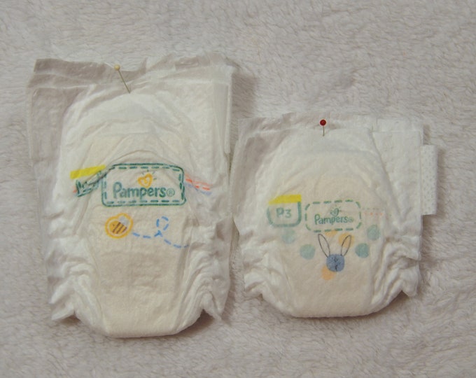 Preemie Diapers for Mini and Preemie Silicone Babies - Etsy