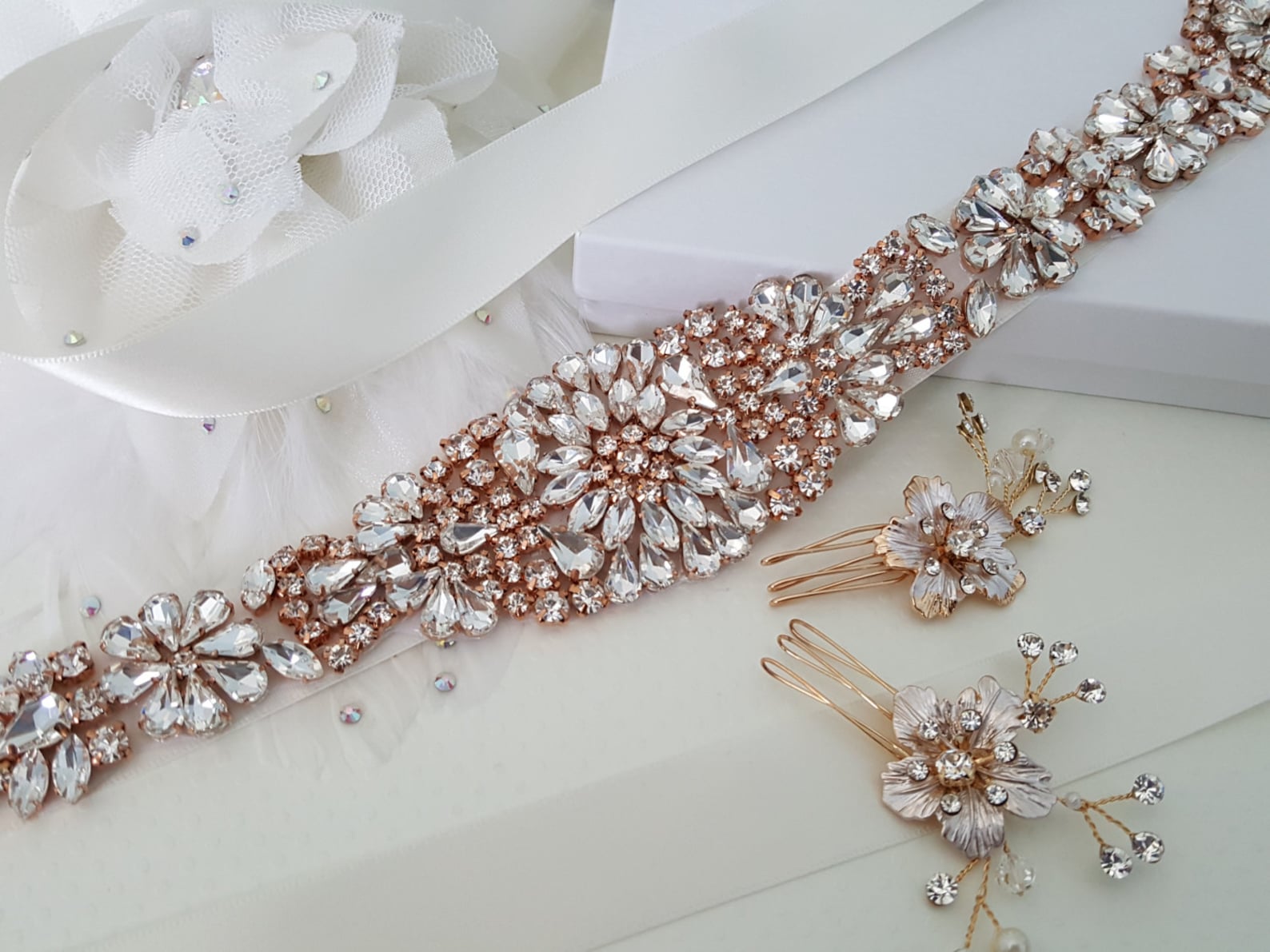 Rose Gold Wedding Accessories Rose Gold Bridal Accessories - Etsy