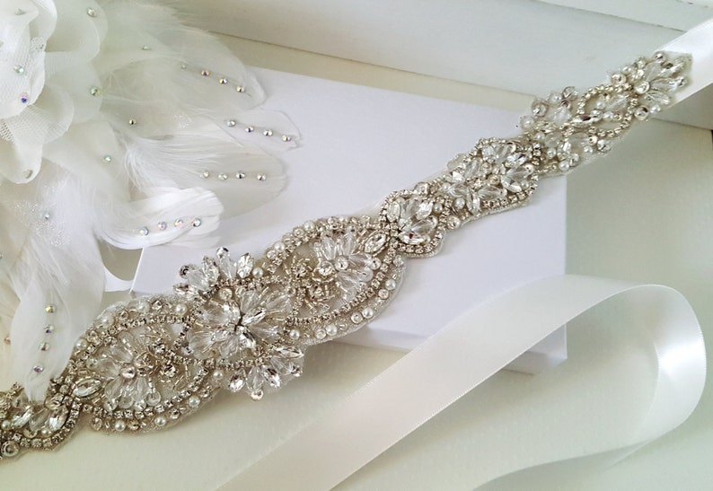 Bridesmaid Belt Sash, Floral Wedding Sash, Bridal Belt Sash, Wedding ...