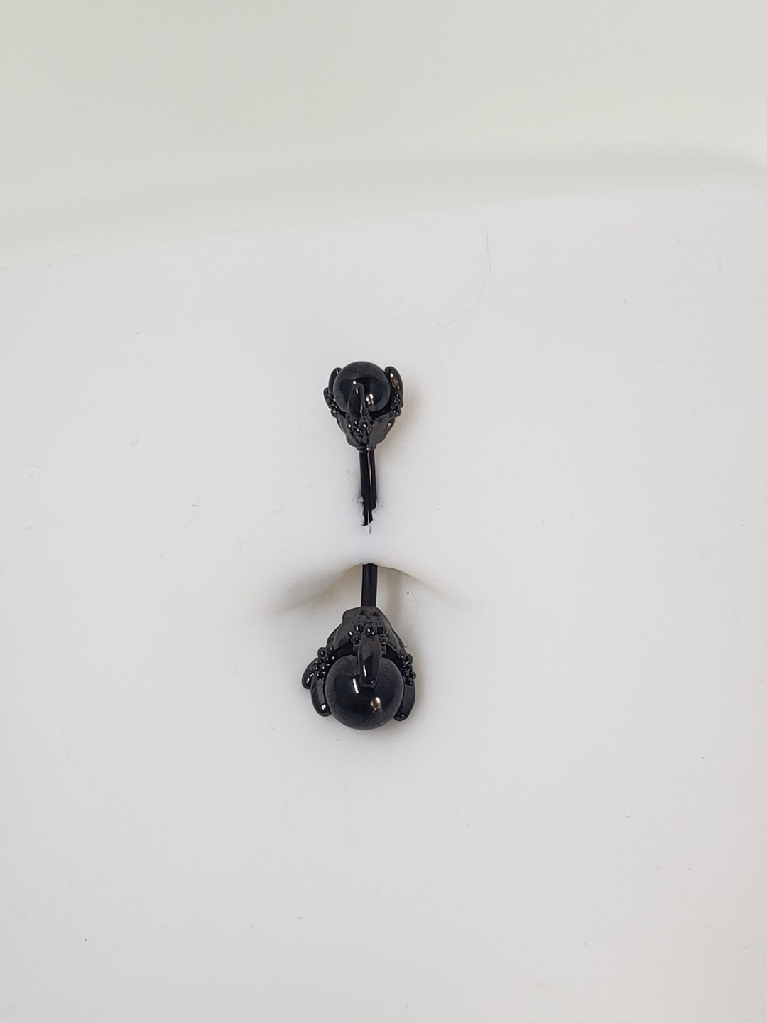 Black Dragon Claw Belly Button Ring Multiple Sizes - Etsy