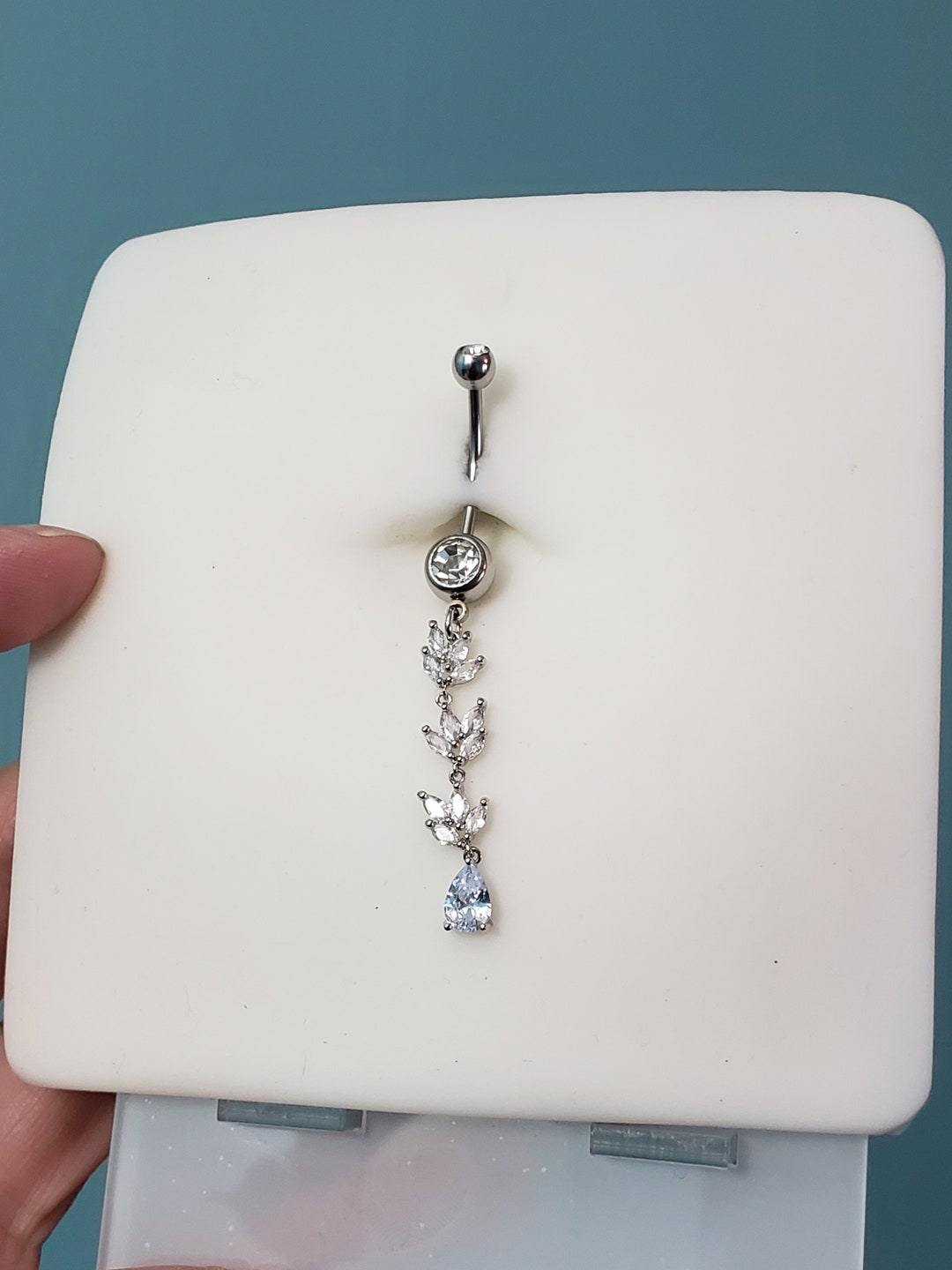 Multiple Leaf Plus Size Belly Button Rings - Etsy