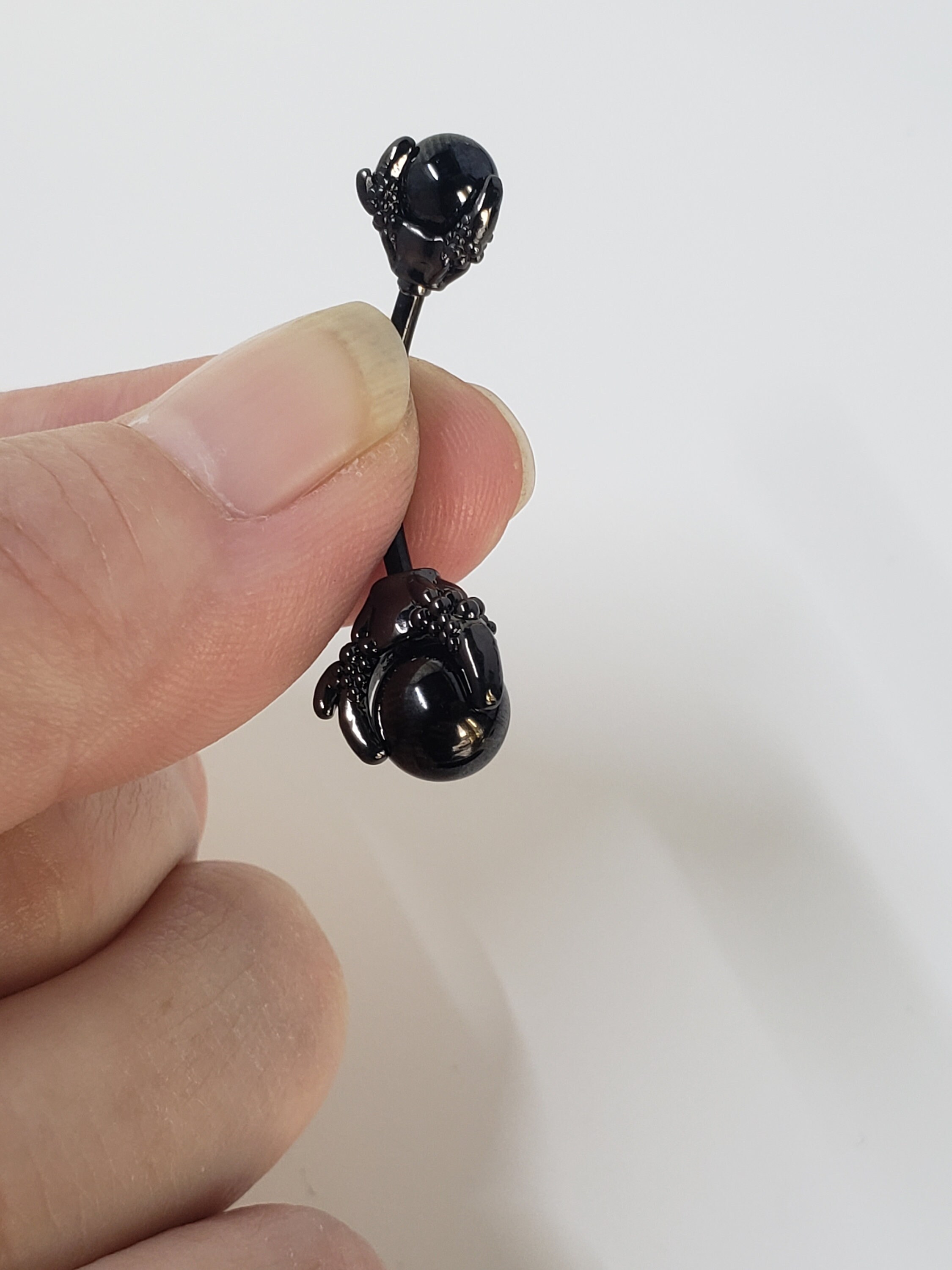 Black Dragon Claw Belly Button Ring Multiple Sizes - Etsy