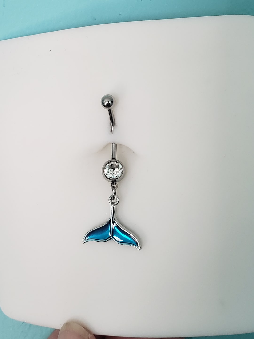 Mermaid Belly Button Ring Standard Size or Pregnancy - Etsy