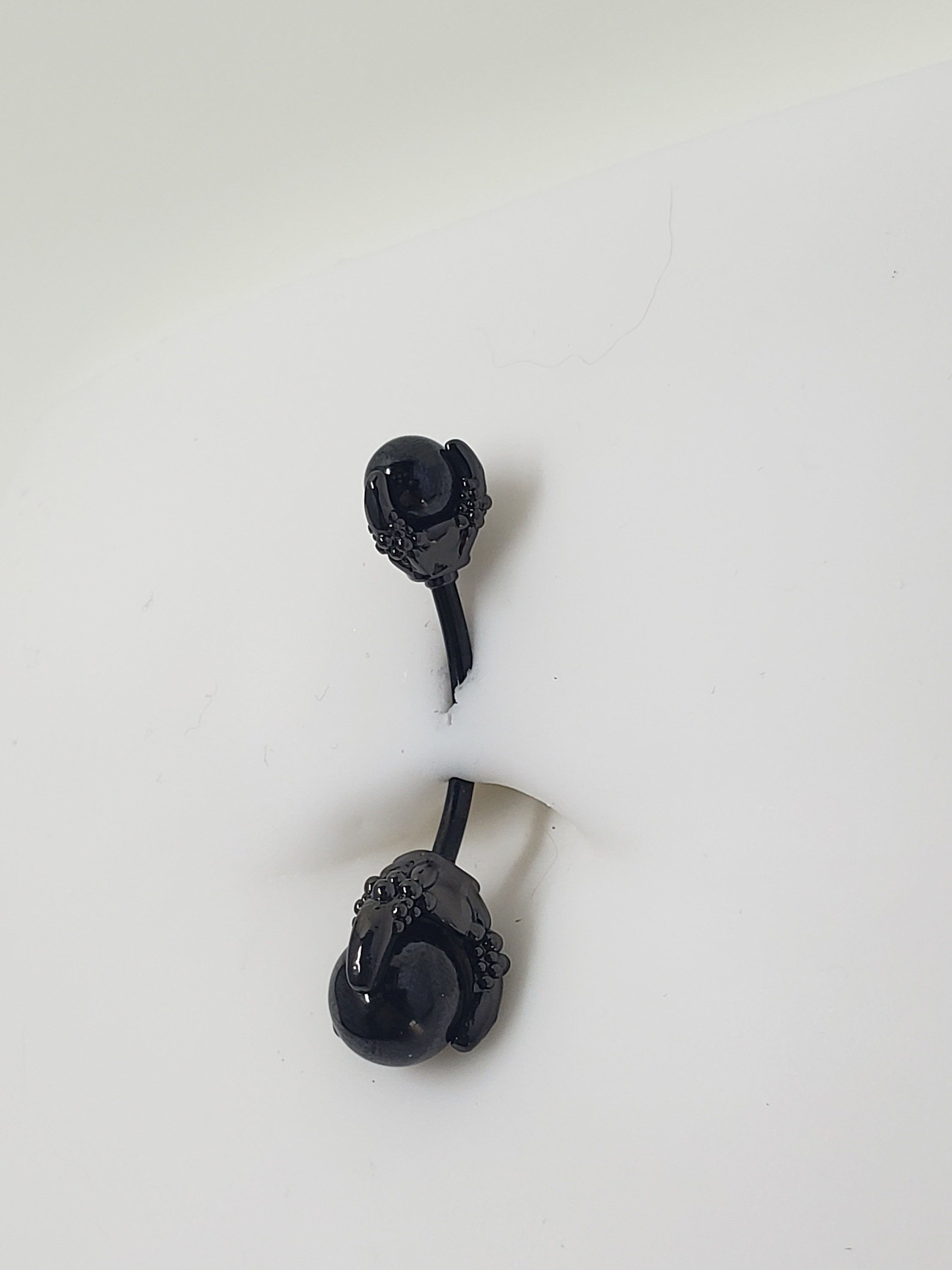 Black Dragon Claw Belly Button Ring Multiple Sizes - Etsy