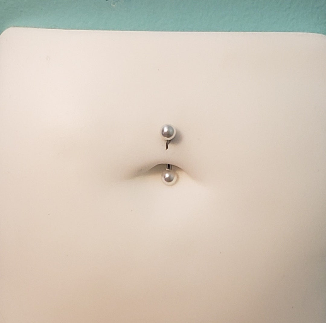 White Acrylic Plus Size Belly Button Button Rings Multiple Sizes - Etsy ...