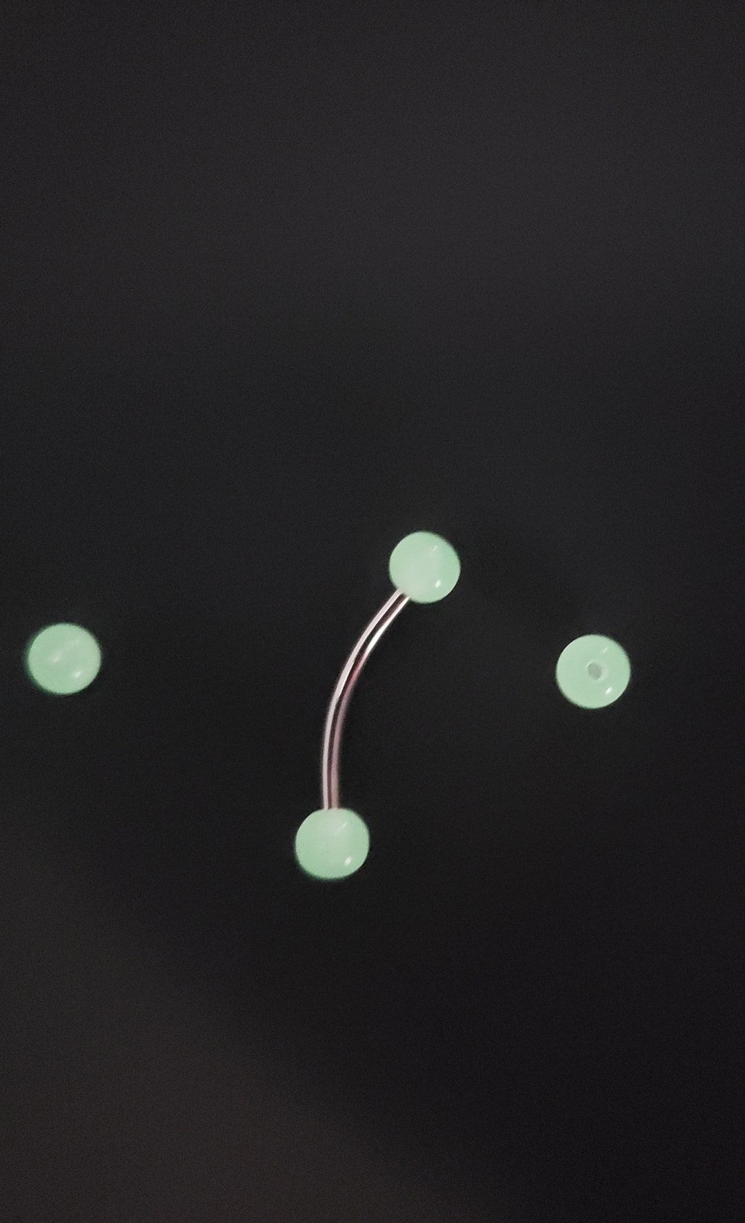 Glow in the Dark Belly Button Rings Standard Size or Pregnancy - Etsy