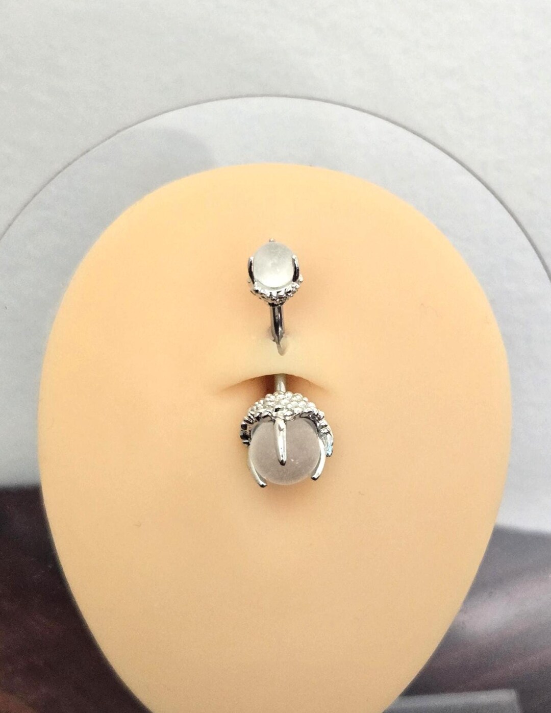 Custom Size Dragon Claw Belly Button Ring - Etsy