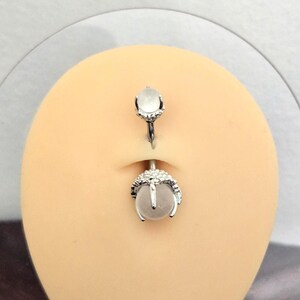 Custom Size Dragon Claw Belly Button Ring - Etsy