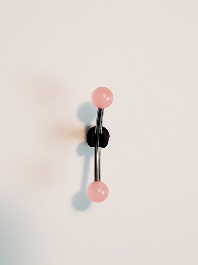 Opaque Pink Plus Size Belly Button Rings Multiple Sizes - Etsy