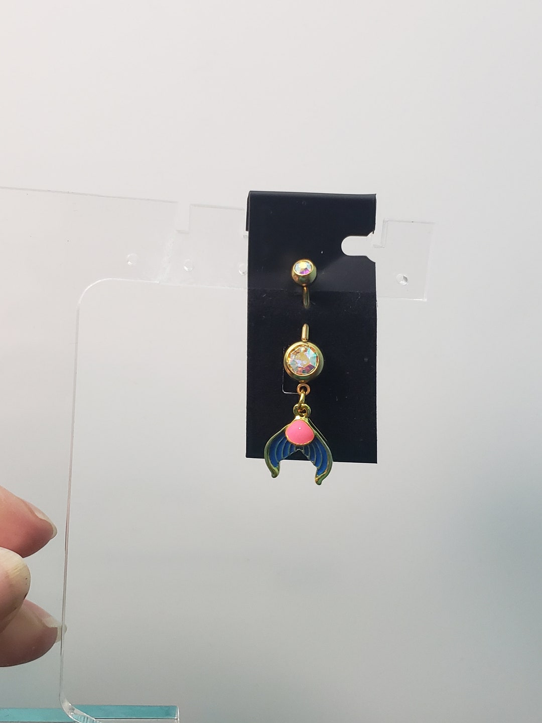 Gold Mermaid Tail Belly Button Ring - Etsy