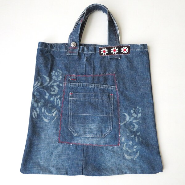 Upcycled Tote Bag - Etsy