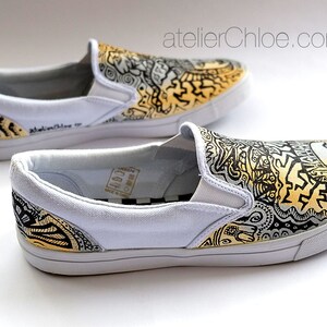 Custom Vans Shoes Painted Tribal Vans Custom Aztec Shoes - Etsy