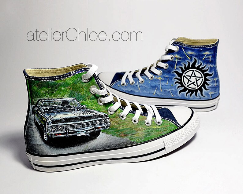 Custom Movies Shoes Painted Converse Custom Vans Character | Etsy