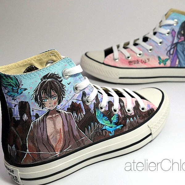 Anime Converse - Etsy