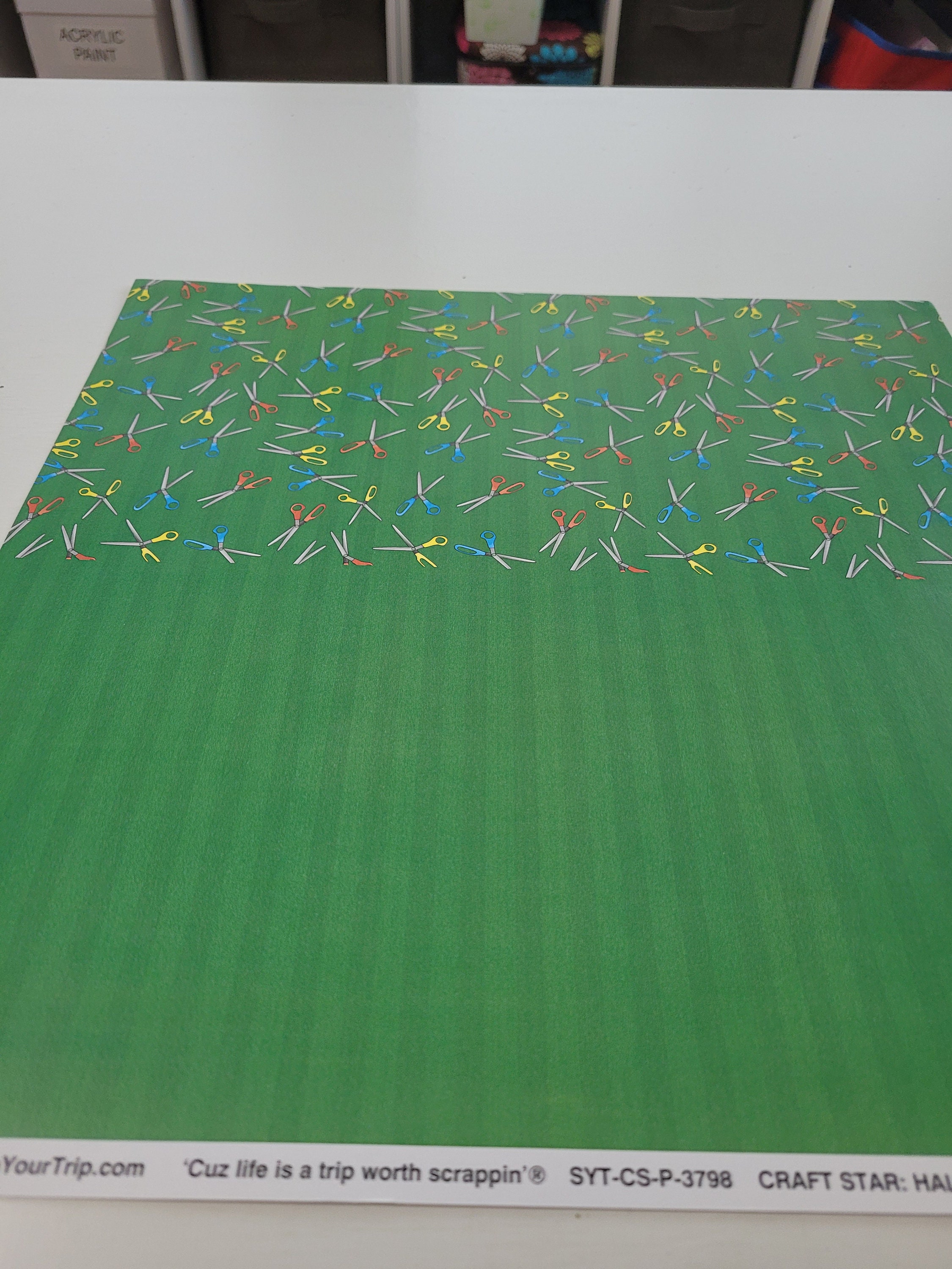 SCRAPBOOK PAPER SCHOOL Themed, Scrap Your Trip, Karen Foster, Creative ...