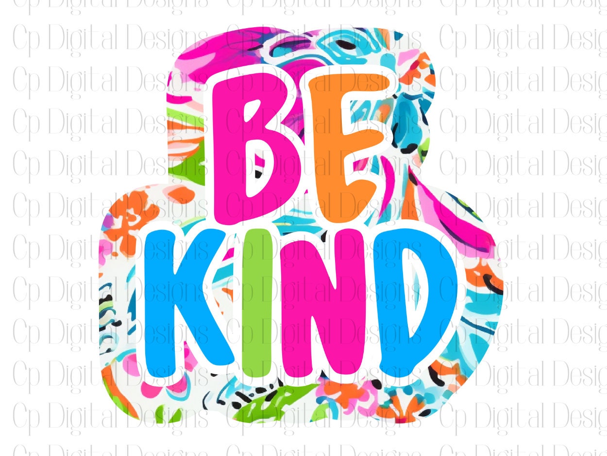 Be Kind PNG Design, Retro Png Design, Neon Digital Design, Floral Print ...