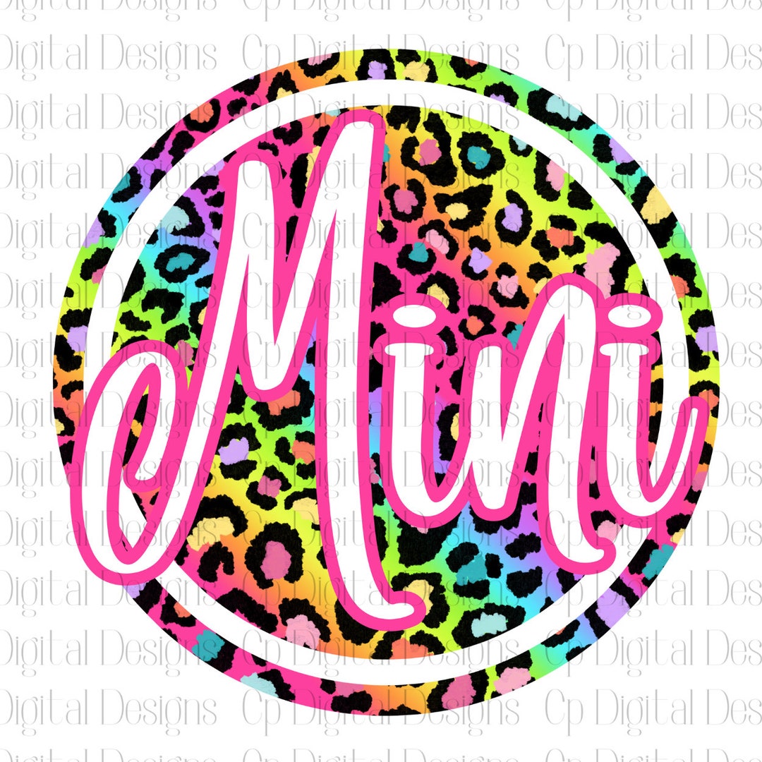Mini PNG Design, Retro Png Design, Neon Digital Design, Animal Print ...