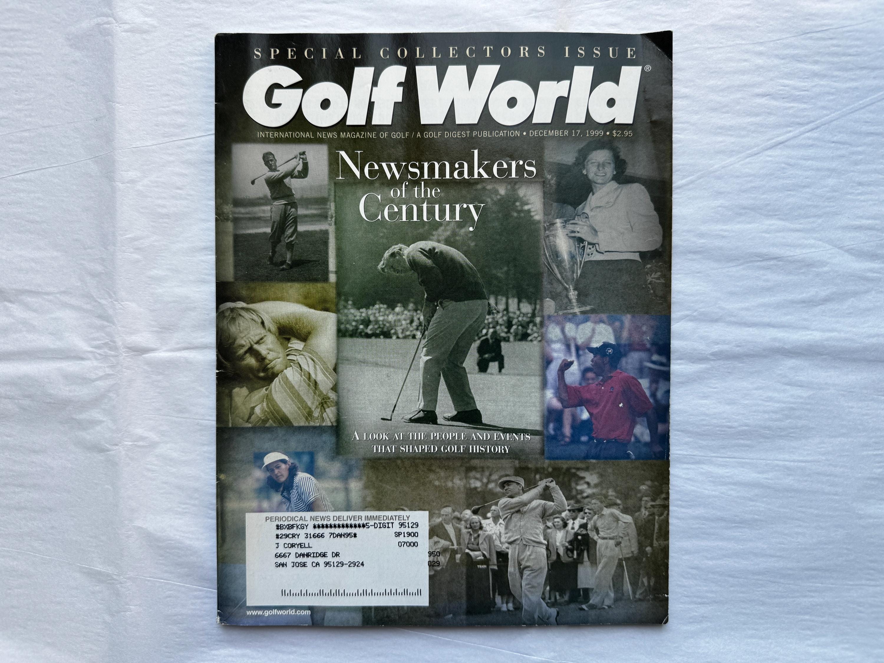 11 Vintage Golf Magazine Collection – Featuring Tiger Woods, Phil ...