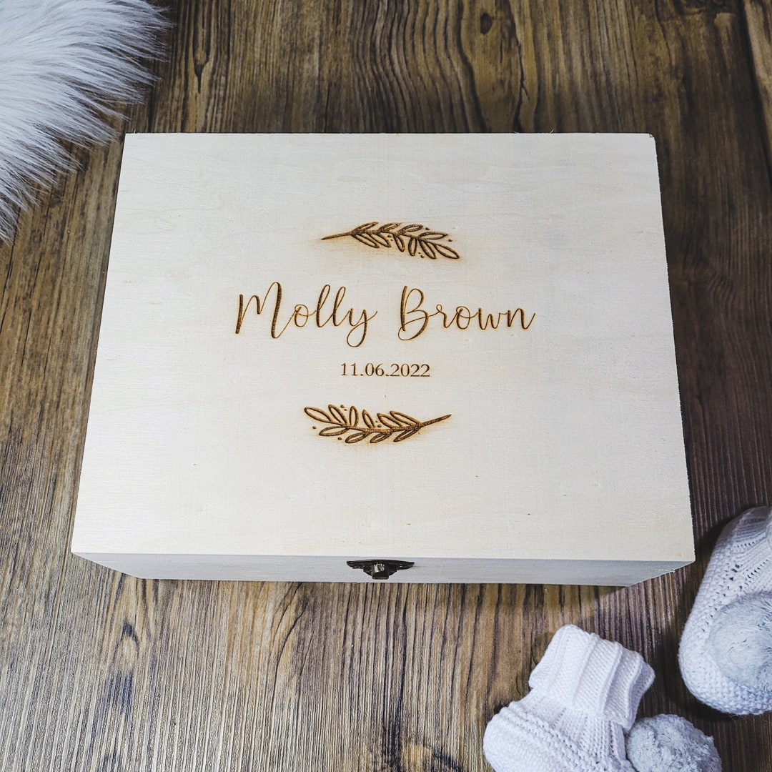 Personalised Keepsake Box | Baby Memory Box | Children's Custom Box - Etsy