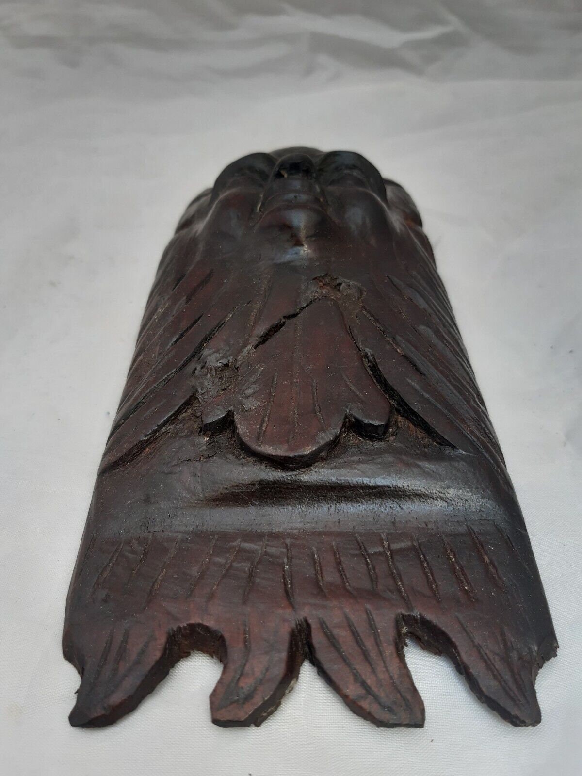 17th Antique French Carved Cherub Devil Angel Head Walnut Wood Ornament ...