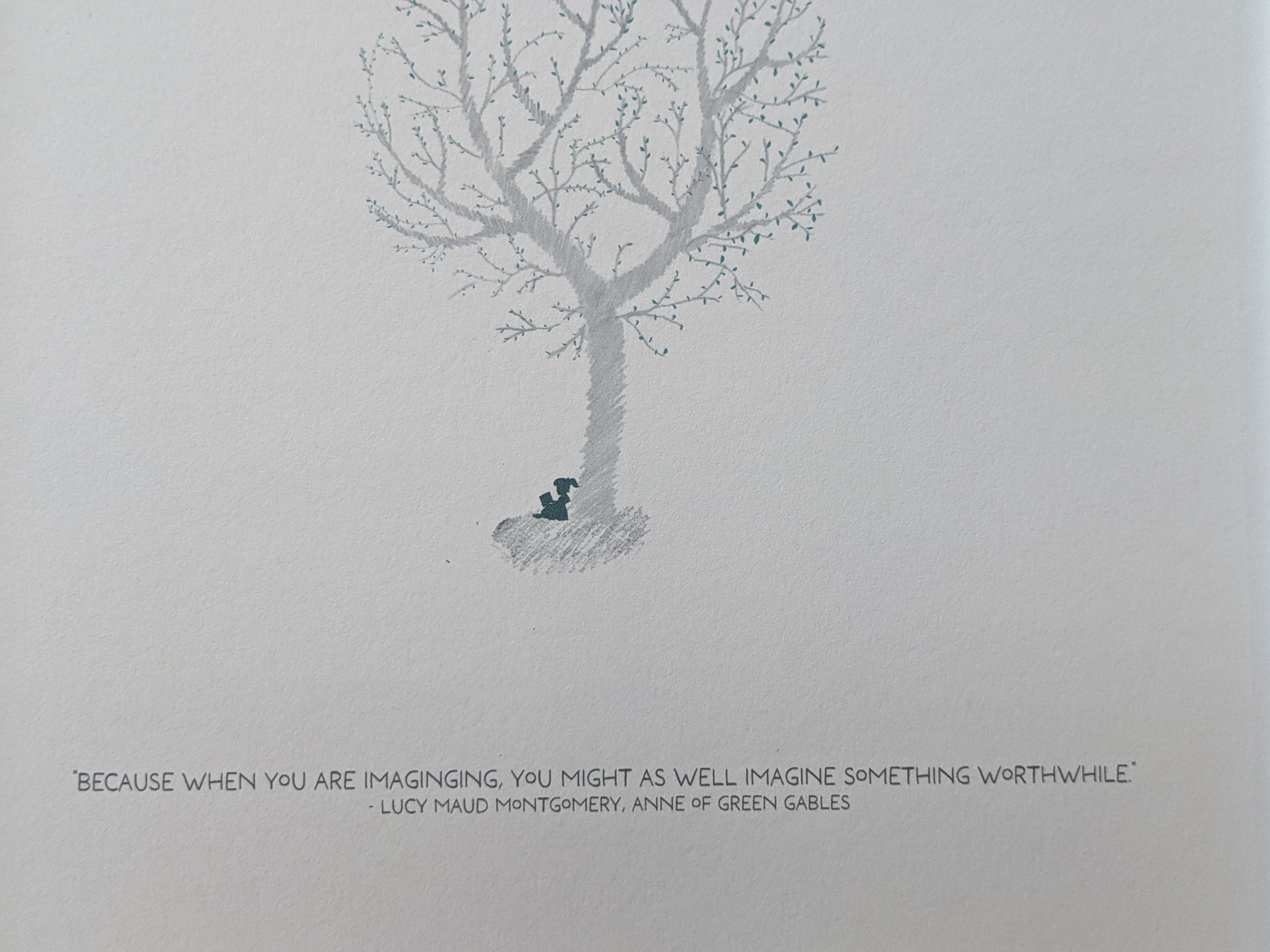 Anne of Green Gables - Tree Print - Etsy