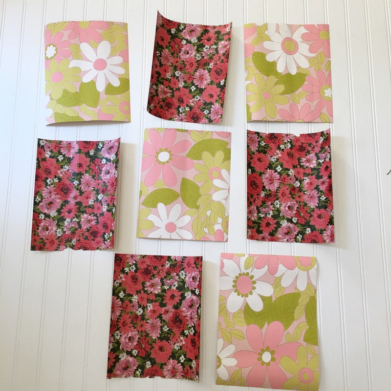Vintage Wallpaper Pieces - Etsy
