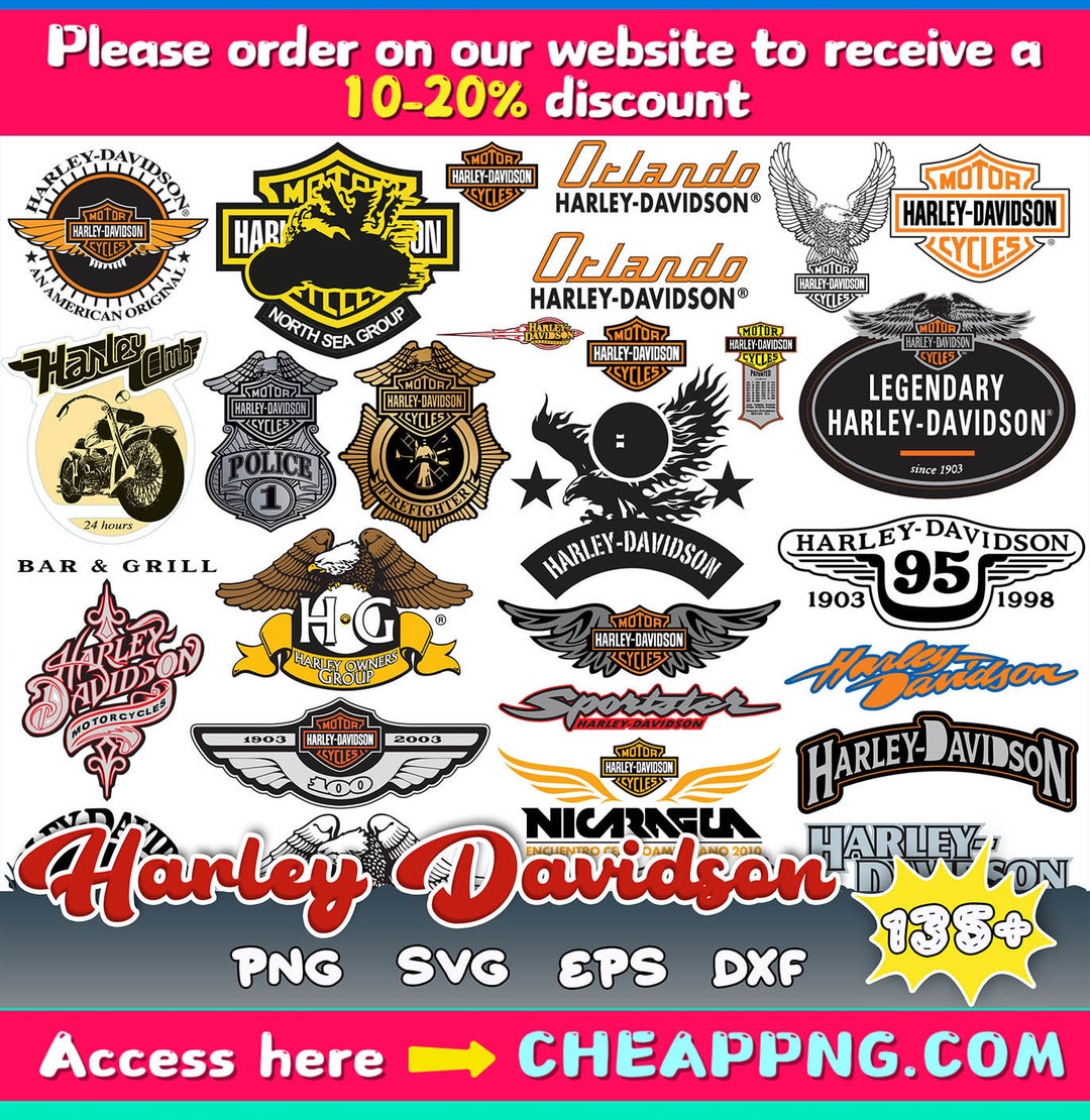 Harley Davidson Svg Bundle, Svg Bundles, Digital Vector File, Svg ...