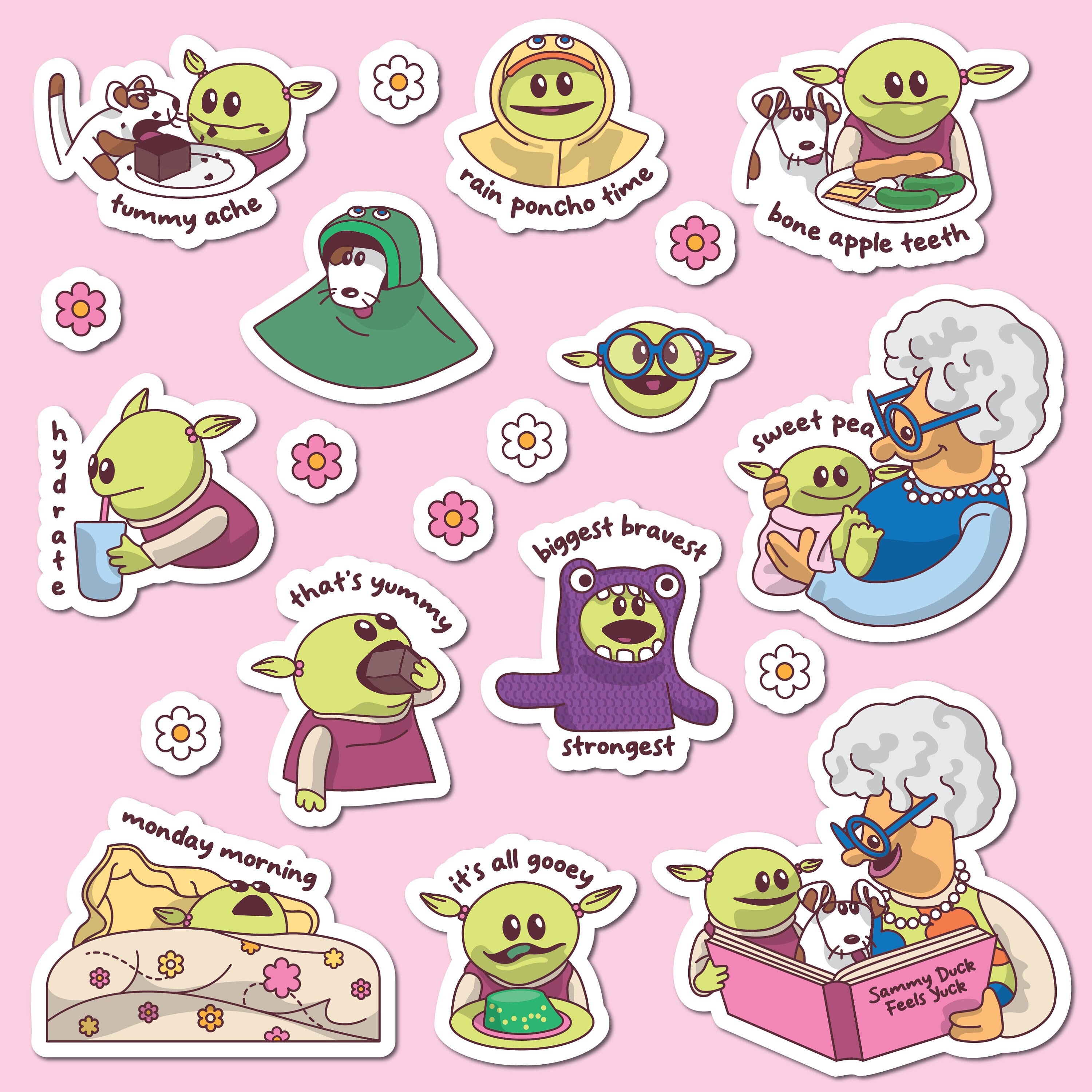 Nanalan Stickers Vol.2 DIGITAL DOWNLOAD | 12 Unique Designs Cute ...