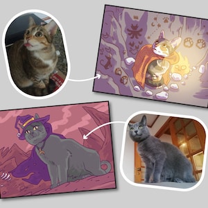 DIGITAL DOWNLOAD for Custom MTG Cards With Your Pet Illustration | Fun ...