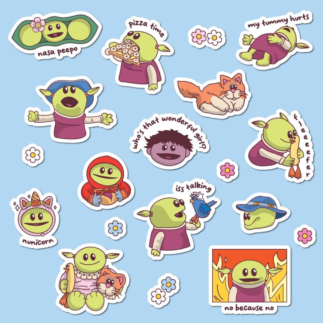 Nanalan Stickers Vol.3 DIGITAL DOWNLOAD | 13 Unique Designs Cute ...