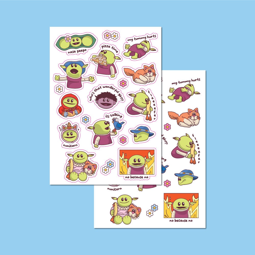 Nanalan Stickers Vol.3 DIGITAL DOWNLOAD | 13 Unique Designs Cute ...