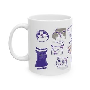 Iconic Cat Meme Mug Ultimate Compilation | Funny Cat Mug, Personalized ...