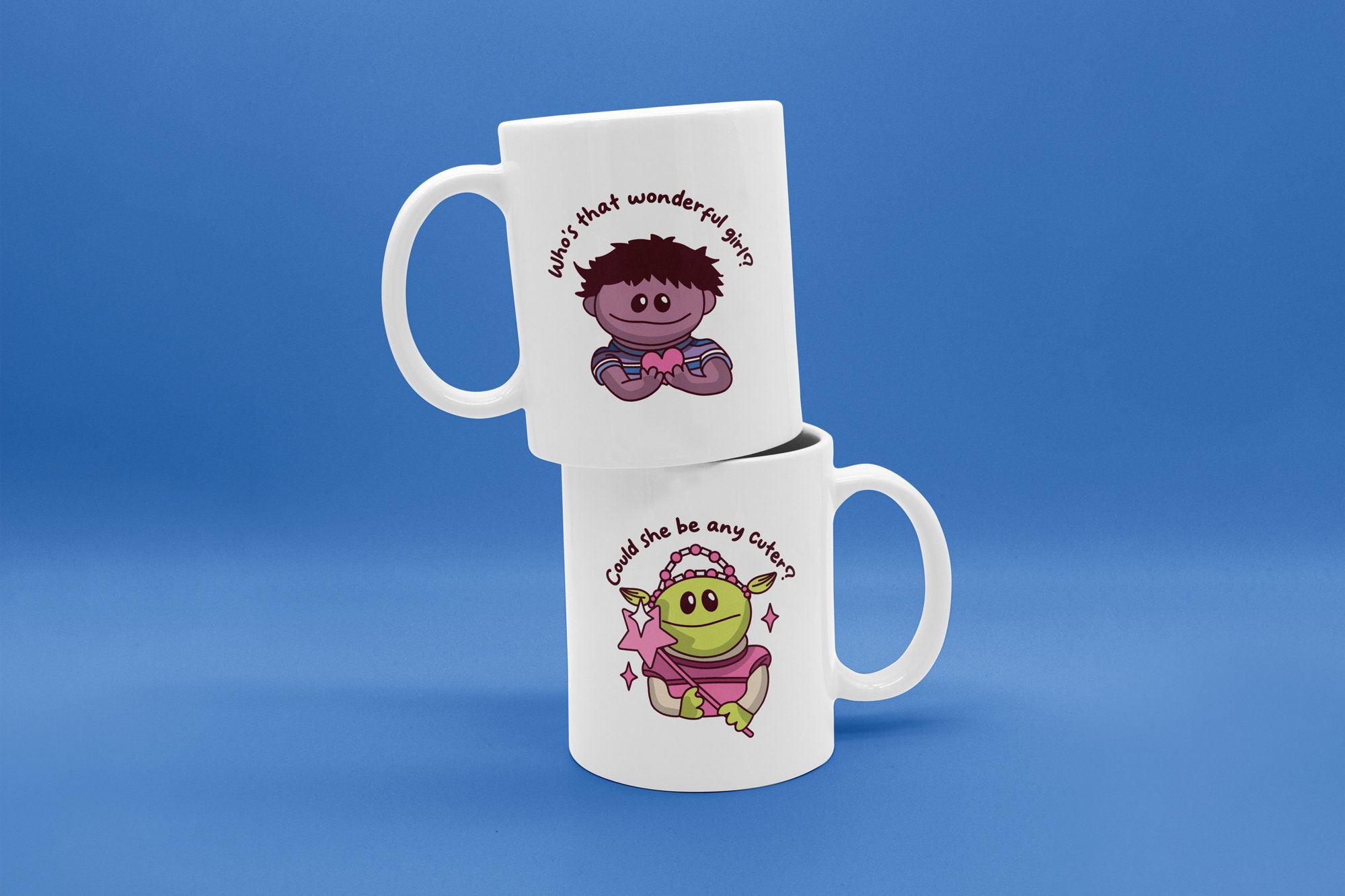 Who's That Wonderful Girl? Cute Nanalan Mug | Mona Matthew Friendship ...