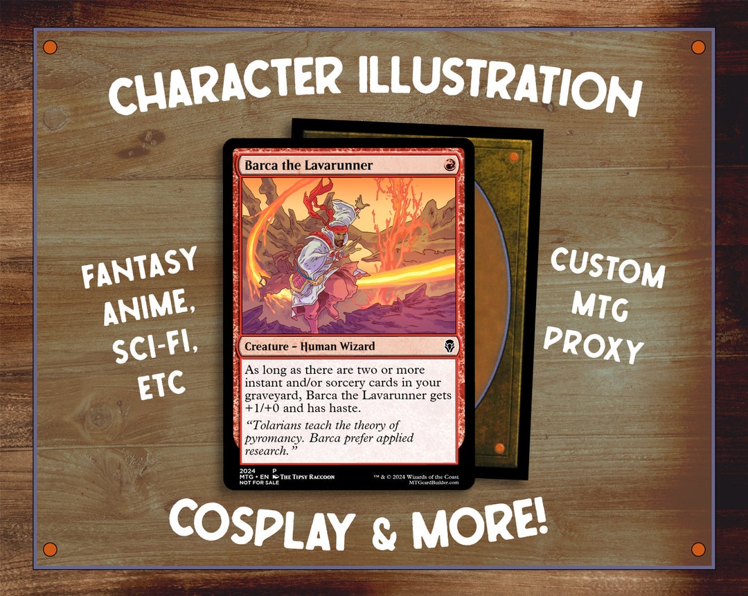 Turn Yourself Into a Custom MTG Card, OC Illustration | Fun Hand-drawn ...