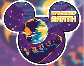 Mickey Spaceship Earth Svg - Etsy