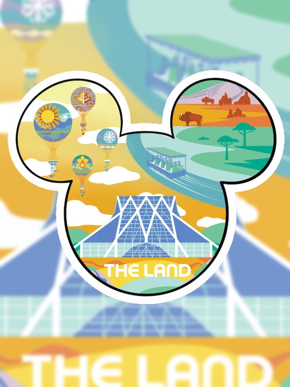 The Land epcot Sticker - Etsy