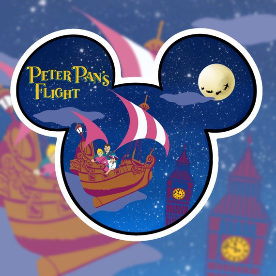 Peter Pans Flight Sticker | Etsy
