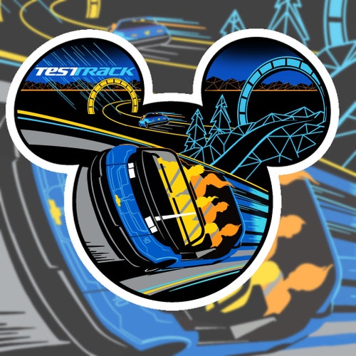 SVG FILE DIGITAL Test Track Ride - Etsy