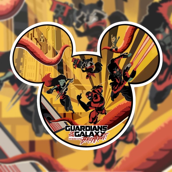 Guardians of the Galaxy Stickers - Etsy