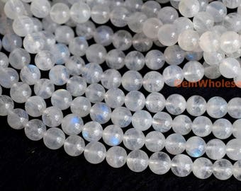 7.5 78mm High quality Moonstone round beads moonstone | Etsy