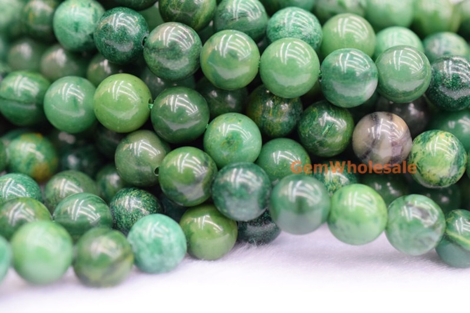 15.5 Natural African Green Jasper 6mm/8mm/10mm/12mm - Etsy
