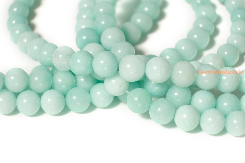 15 Light Blue Malaysian Jade 6mm/8mm/10mm/12mm Round - Etsy